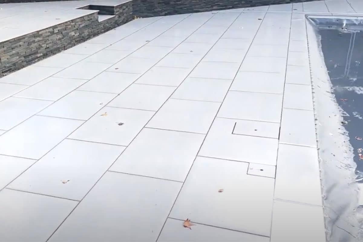 London Stone Pool Surround Epsom | S&D Paving